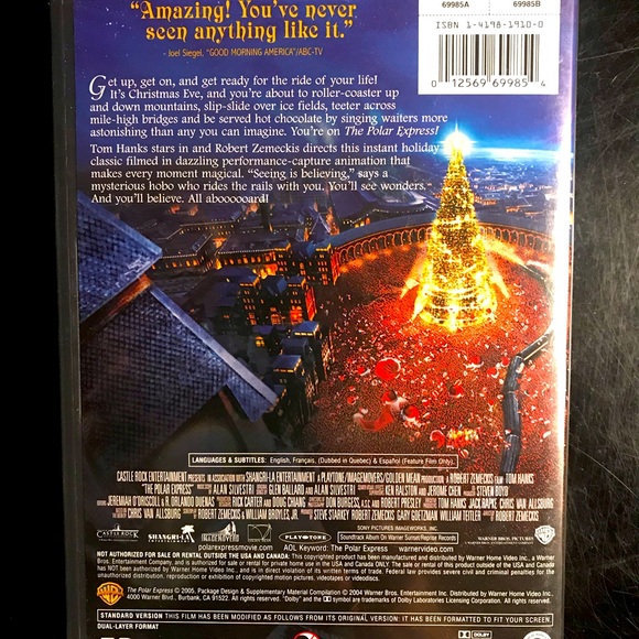 Media | Disneys The Polar Express Dvd Full Screen Edit | Poshmark